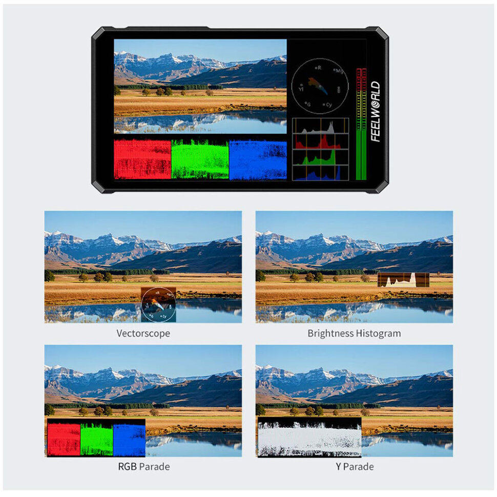 Операторский монитор Feelworld PS6 OLED купить в интернет-магазине в ...